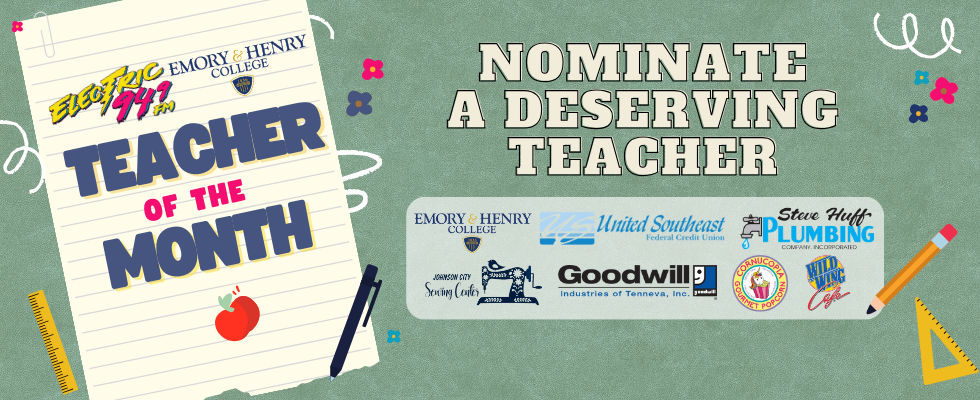 Electric 94.9's Teacher of the Month - Electric 94.9