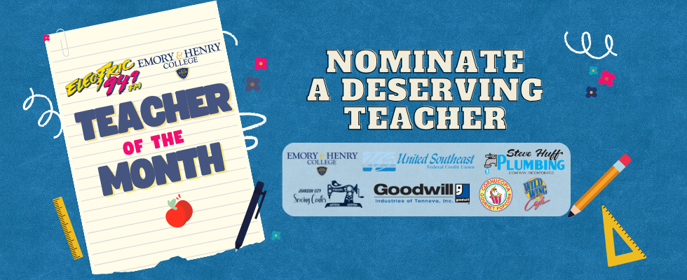 Electric 94.9's Teacher of the Month - Electric 94.9